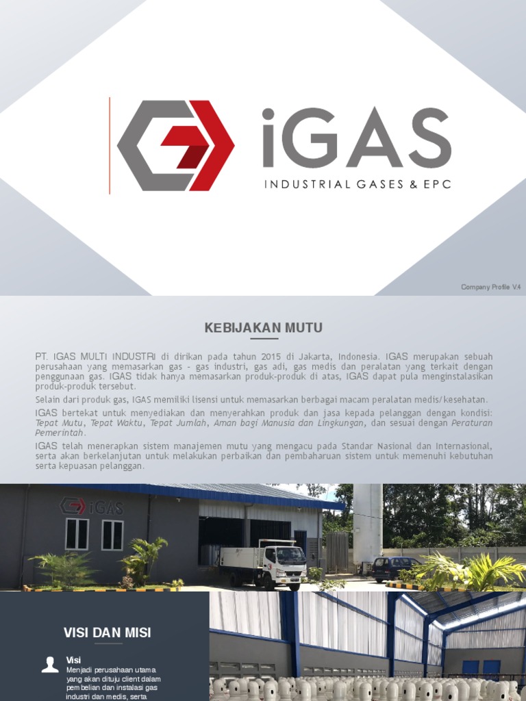 Profil PT. IGAS Multi Industri | PDF