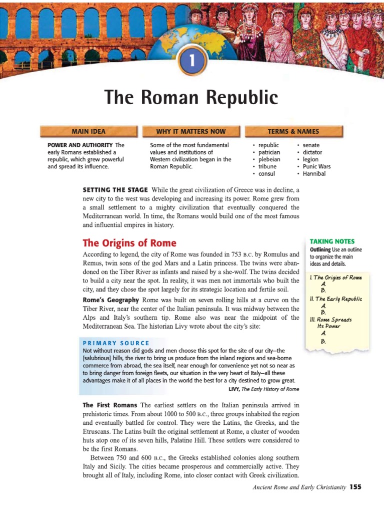 1 The Roman Republic | PDF