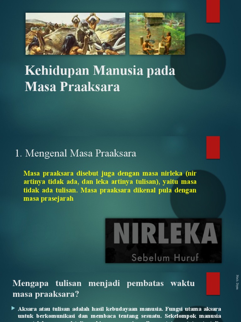 3.2 Masa Kehidupan Manusia Pada Masa Praaksara | PDF