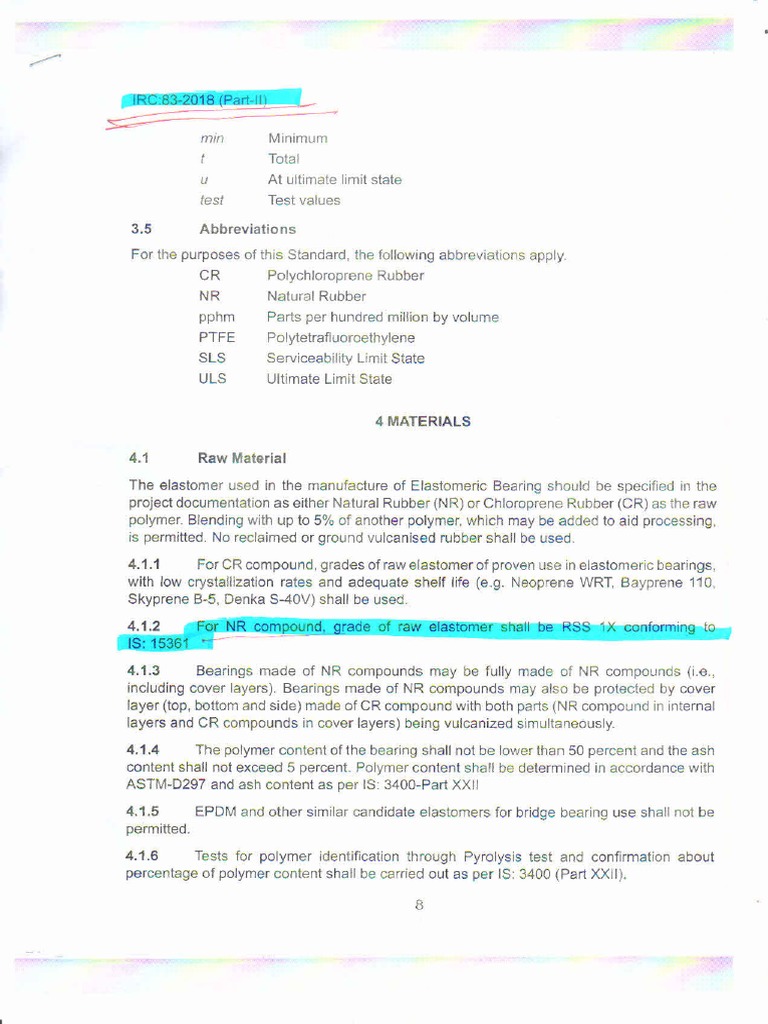 Irc 83 2018 Part 2 | PDF