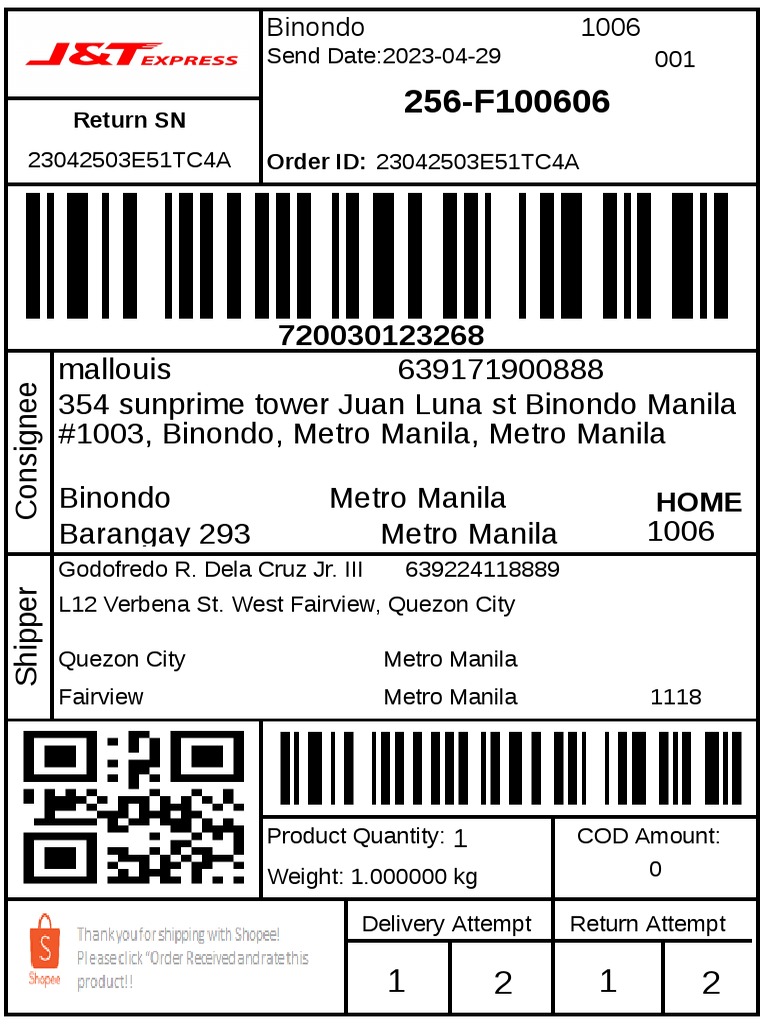 Get Return Label | PDF