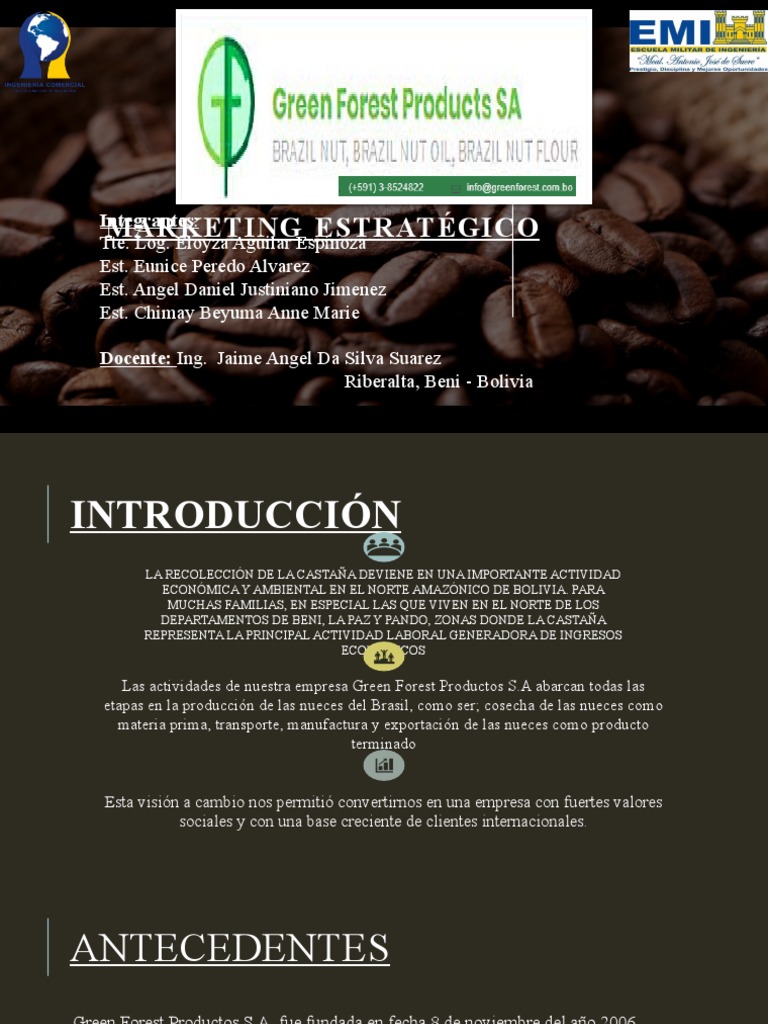 Gref Forest Exposicion Limpio | PDF | Sector privado | Economía Financiera