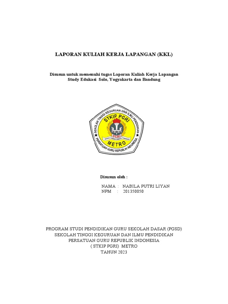 Laporan KKL 2023 BIS 1 Salinan | PDF