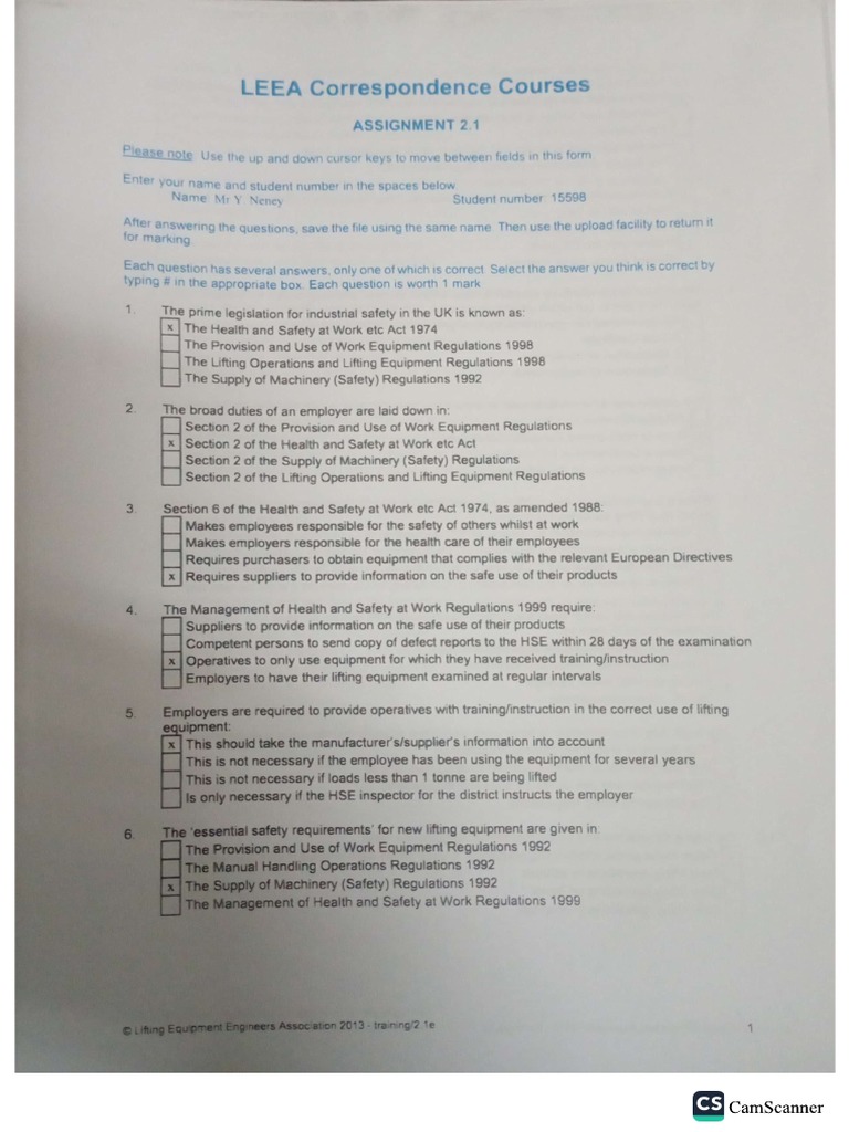 Assignments LEEA Diploma 2 | PDF