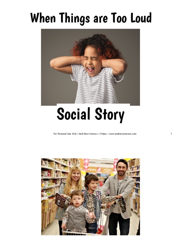 When Things Are Too Loud Social Story | PDF