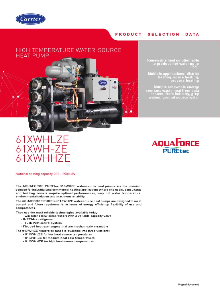 PSD - 11 - 2020 - 61XW - ZE - Short Version | PDF | Heat Pump ...