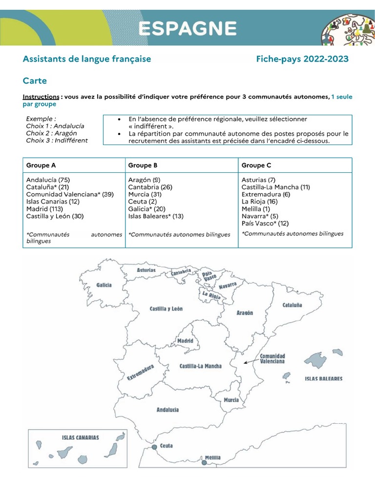 Carte Espagne | PDF