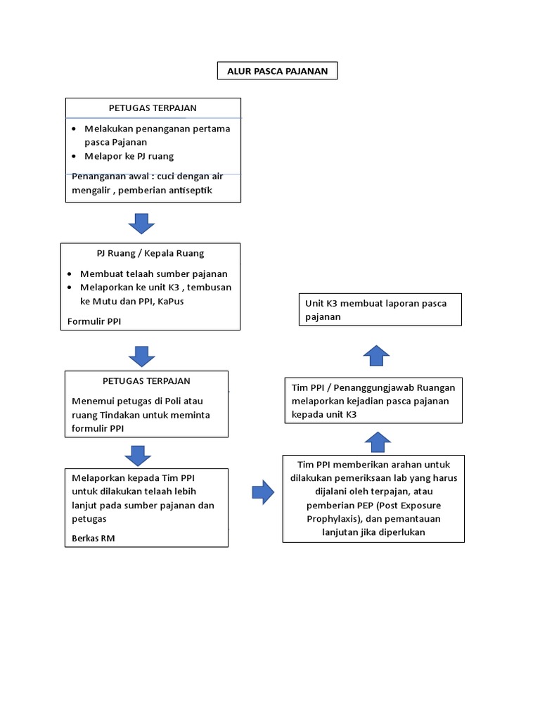 contoh laporan pasca pajanan K3 PPI | PDF