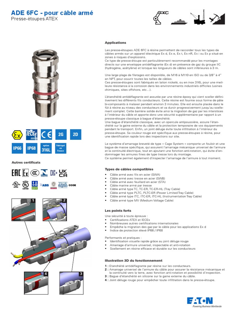 Eaton Capri Ade 6fc Datasheet FR FR | PDF