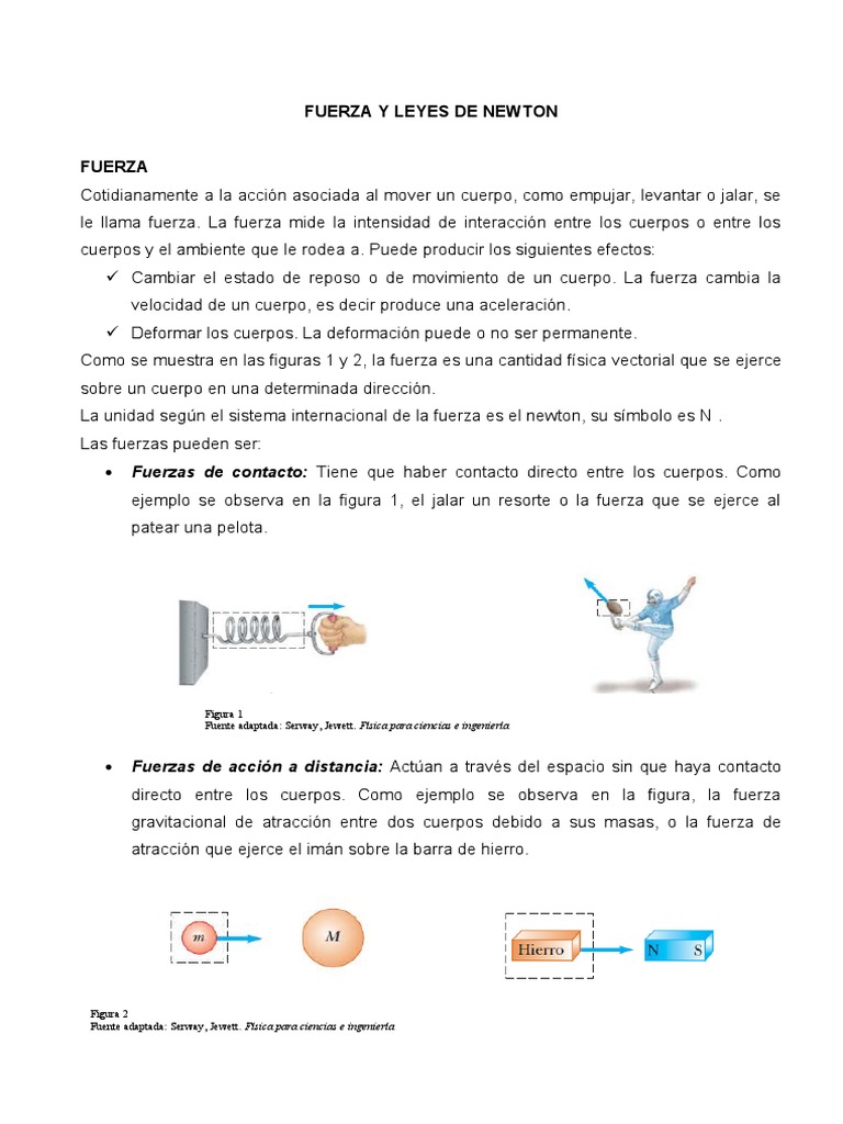 4 Fuerzas y Leyes de Newton | PDF | Fuerza | Fricción