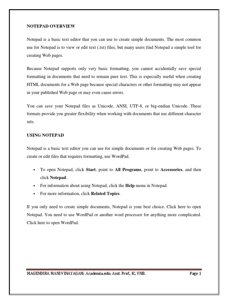 Notepad Overview Download Free Pdf Text File Image Scanner