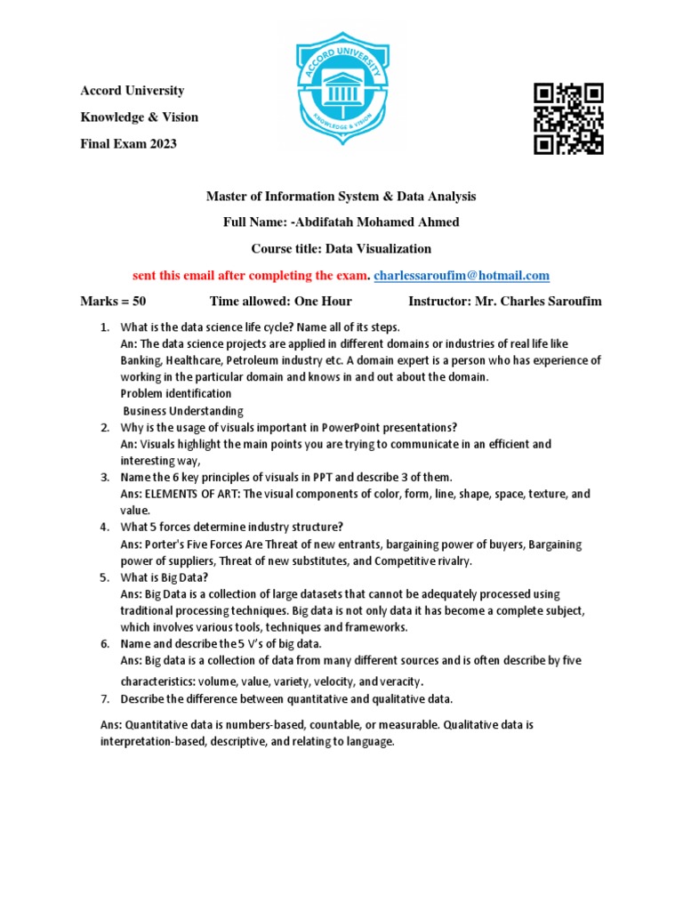 Data Visualization Final Abdifatah Mohamed Ahmed | PDF