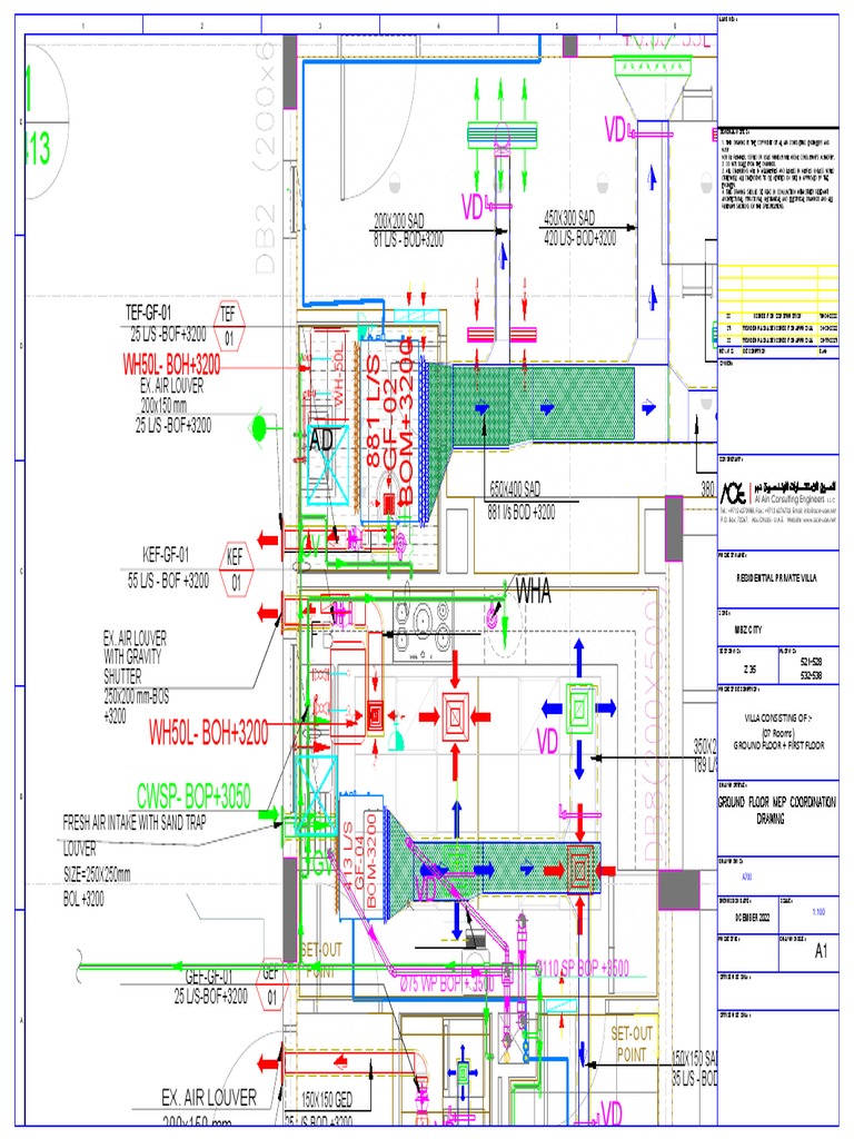 AD790-A-700-Coordination Drawing - GF 12.12-A700 Part-2 | PDF