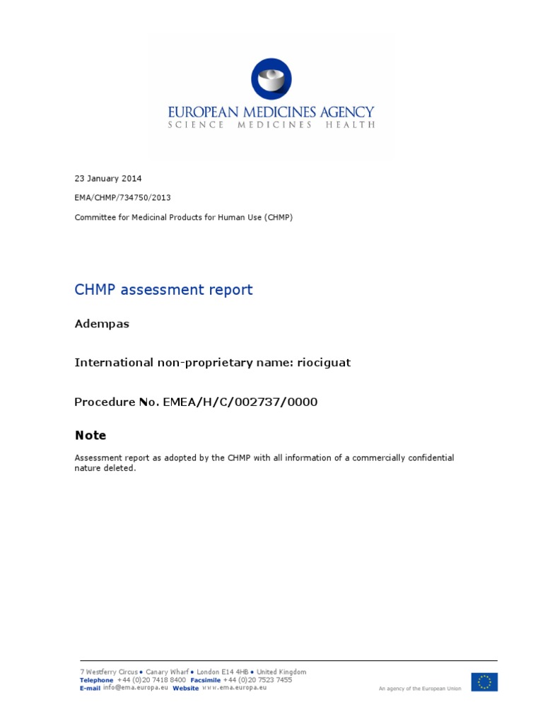 Adempas Epar Public Assessment Report en | Download Free PDF ...