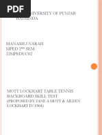 Normative Data for 30m Sprint Test | PDF