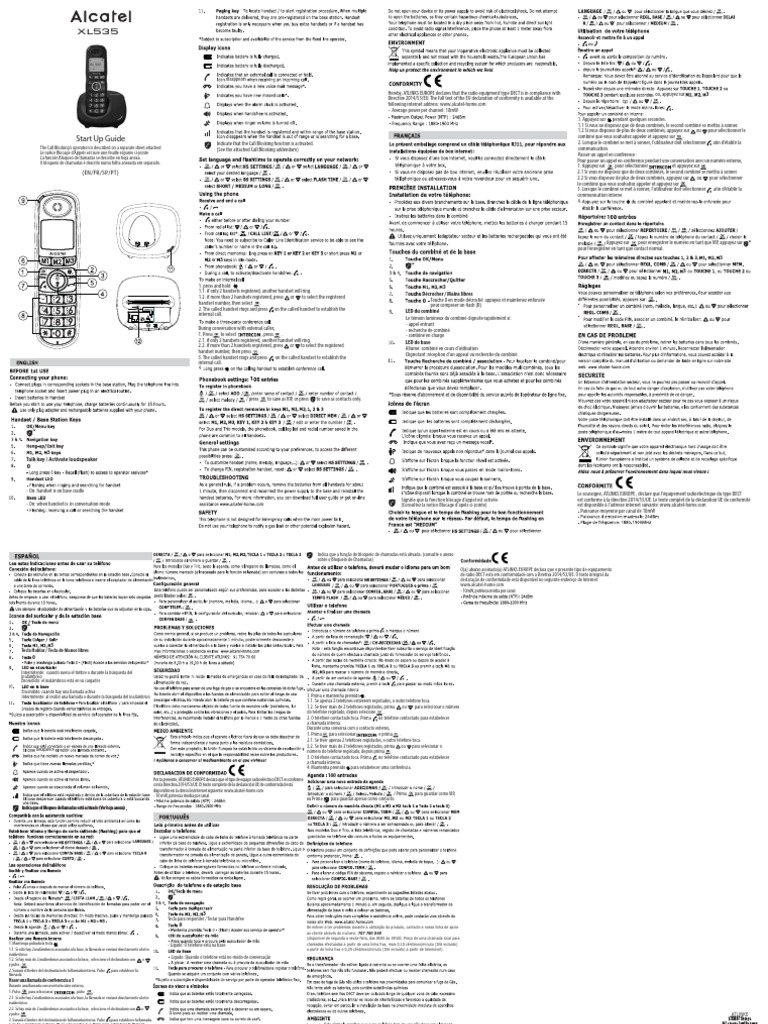 Alcatel Phones xl535 Ece User Manualenfrsppt | PDF