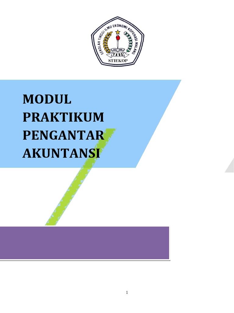 Modul Pengantar Akuntansi I | PDF | Bisnis | Pengelolaan Keuangan & Uang