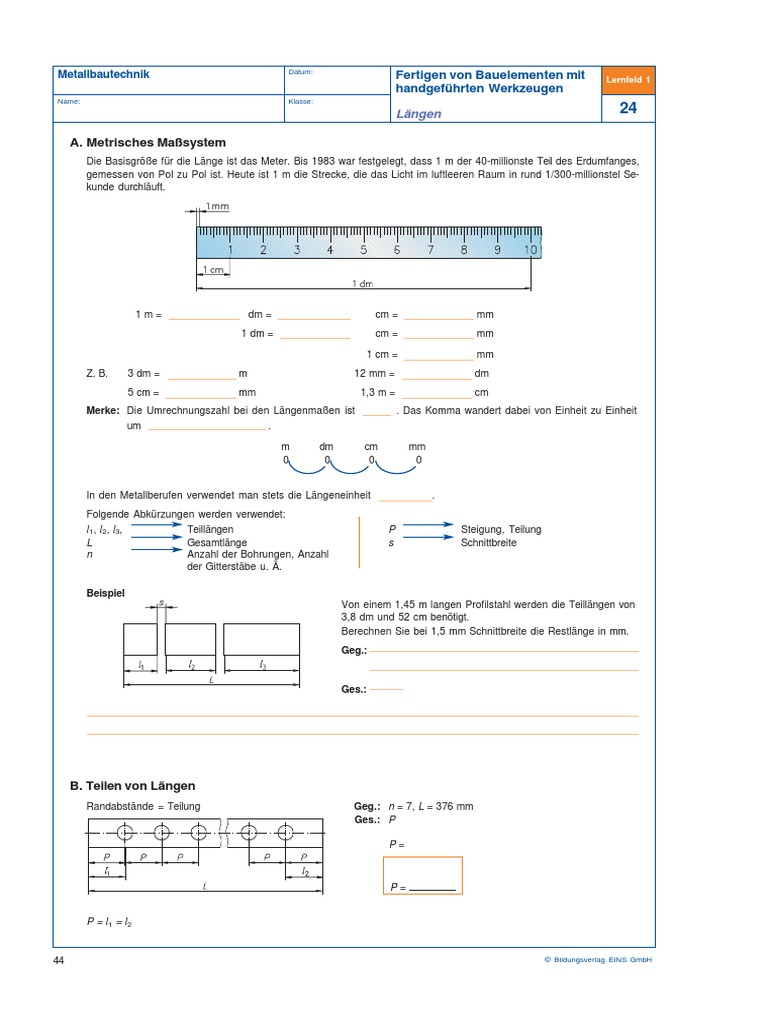 Fertigen Von Bauelementen Mit Handgeführten Werkzeugen. Längen. A ...