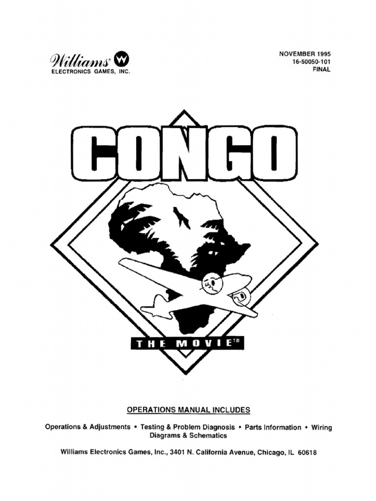 Williams Congo Operations Manual | PDF