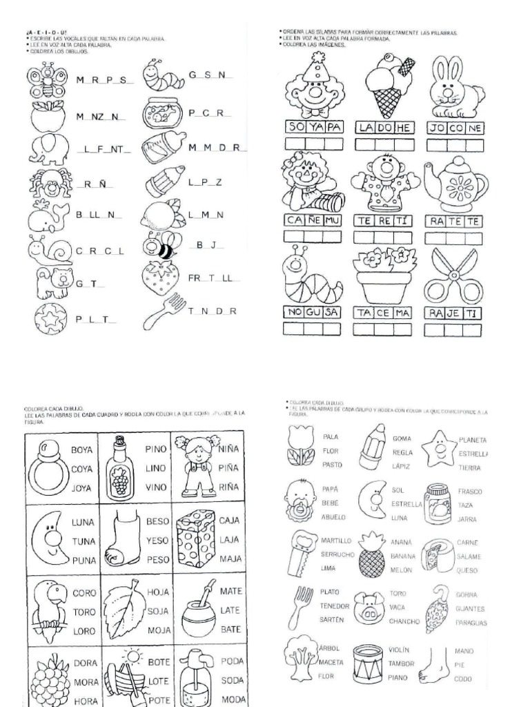 Conciencia Fonológica | PDF