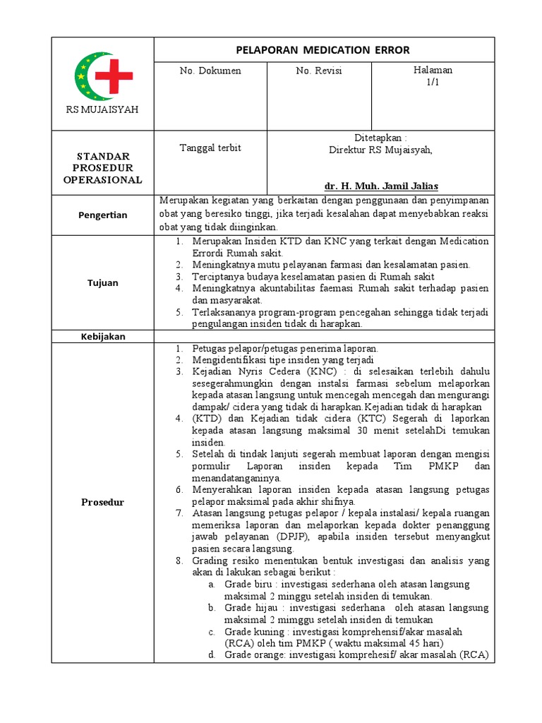 SPO MEDICATION ERROR | PDF
