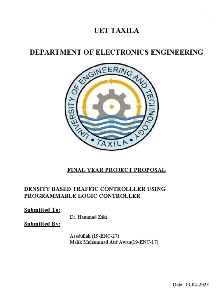 Fyp Proposal | PDF | Traffic | Traffic Light
