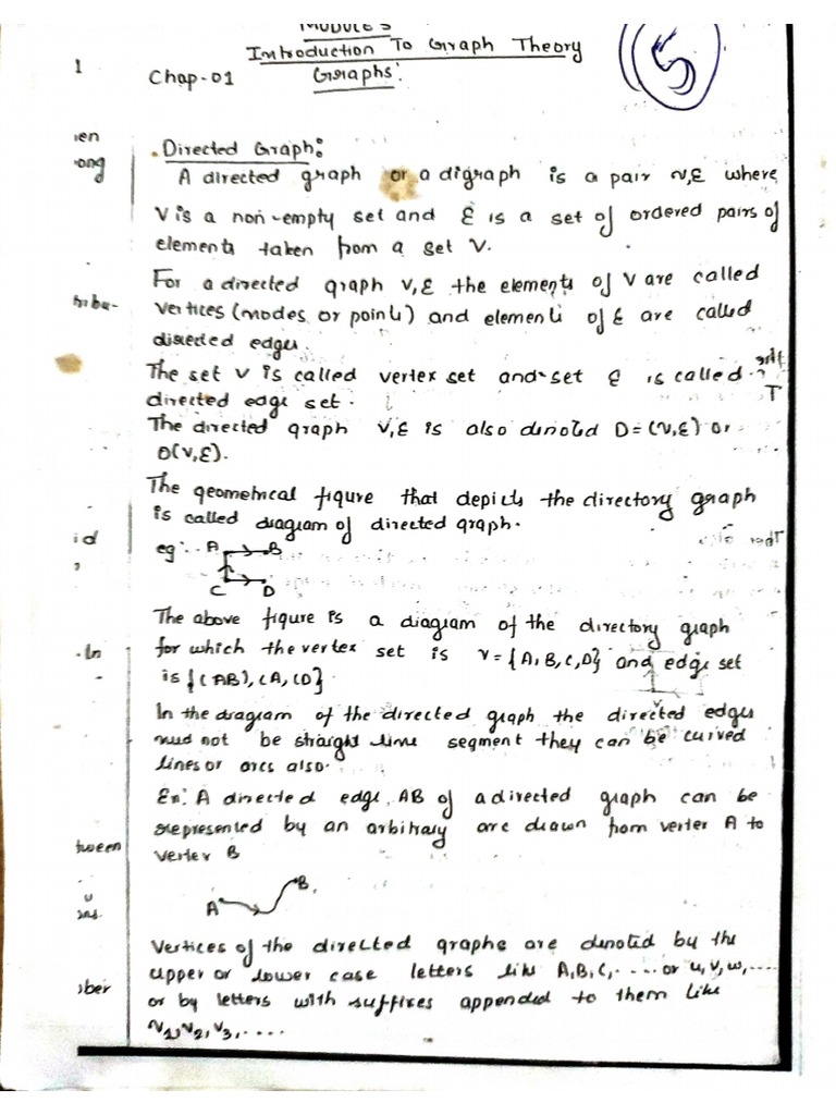Module-5 Introduction To Graph Theory | PDF