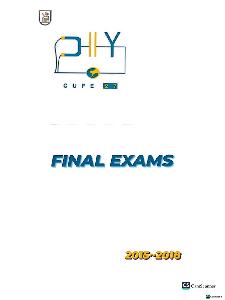 Final Exams | PDF