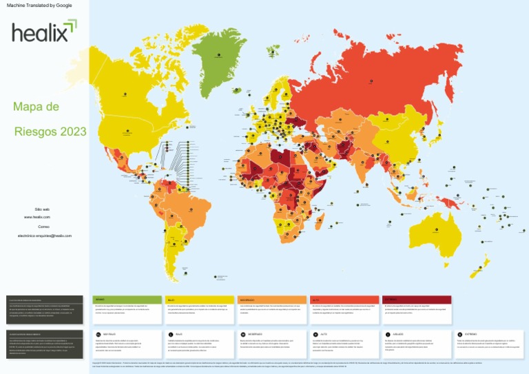 Healix Risk Map 2023 - 230530 - 143640 Traducción | PDF