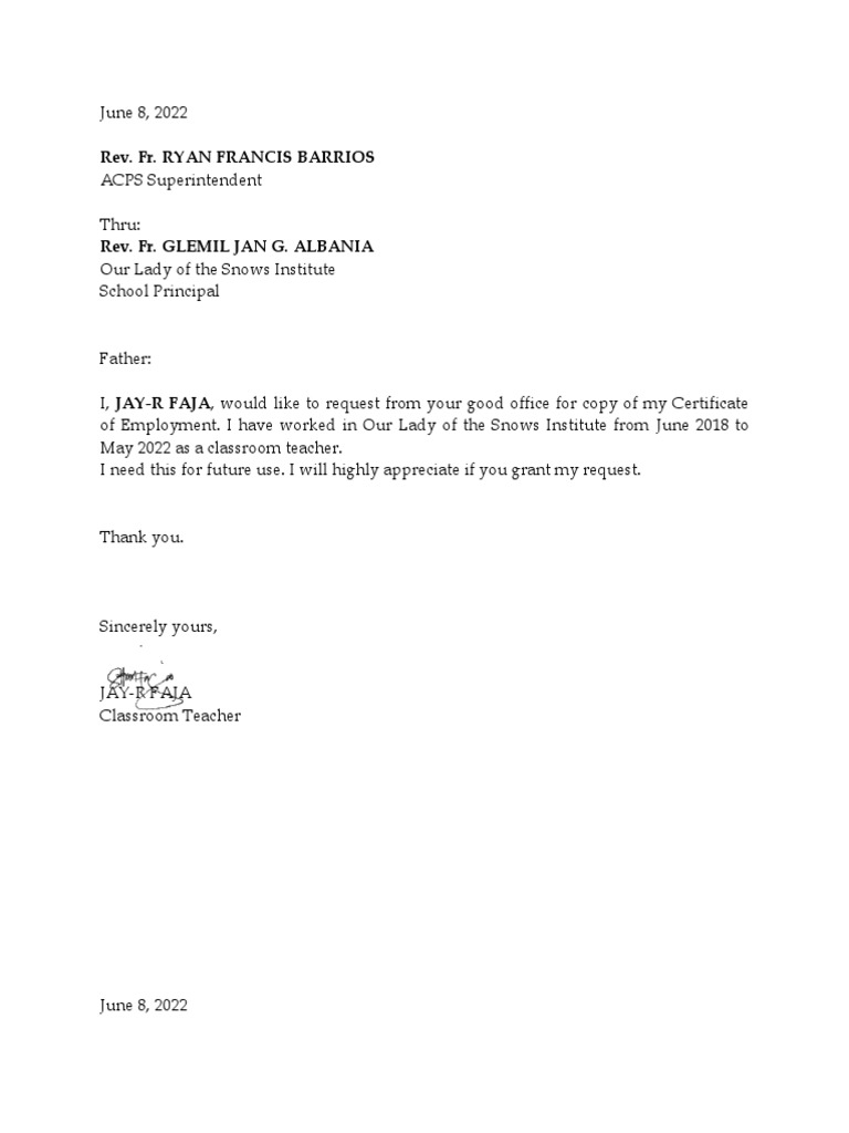 Request Service Record | PDF