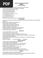 Class 7 Holiday Homework | PDF | Mathematics | Arithmetic