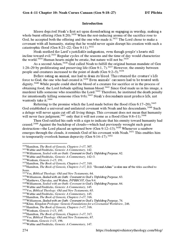 10-noah-curses-canaan-a4-1 | PDF | Noah | Book Of Genesis