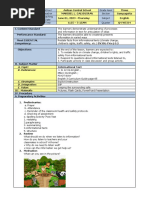 Degrees of Adjective Lesson Plan | PDF | Cognitive Science | Grammar