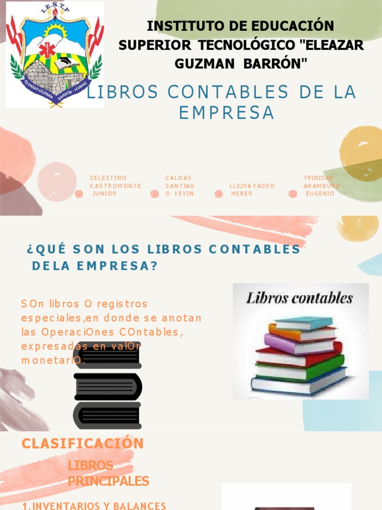 Libros Contables de La Empresa | PDF | Contabilidad | Bancos