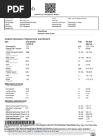 CBC Test Report Format Example Sample Template Drlogy Lab Report | PDF ...
