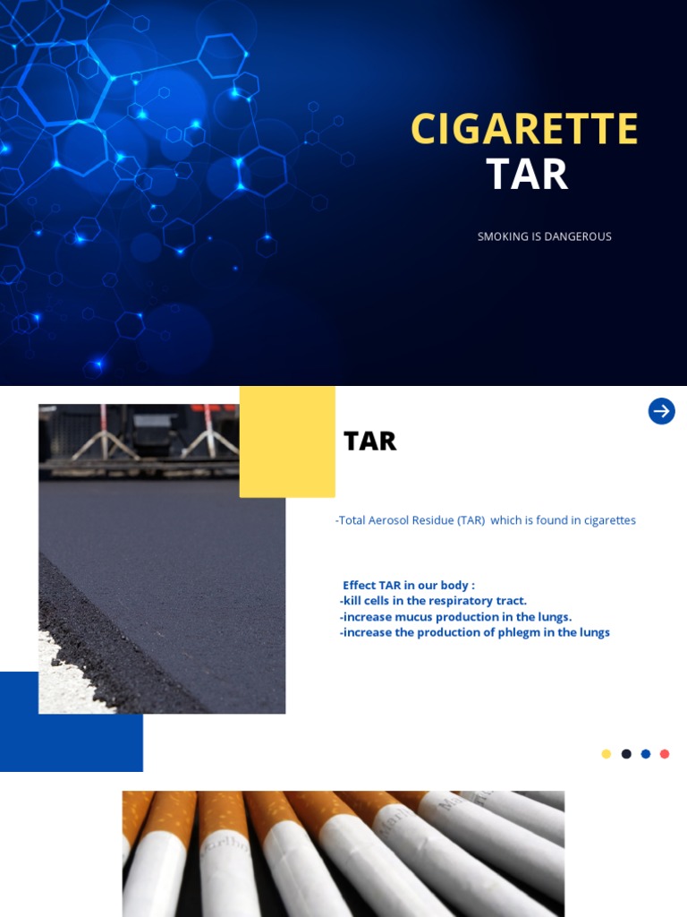 Health Risks of Cigarette Tar | PDF