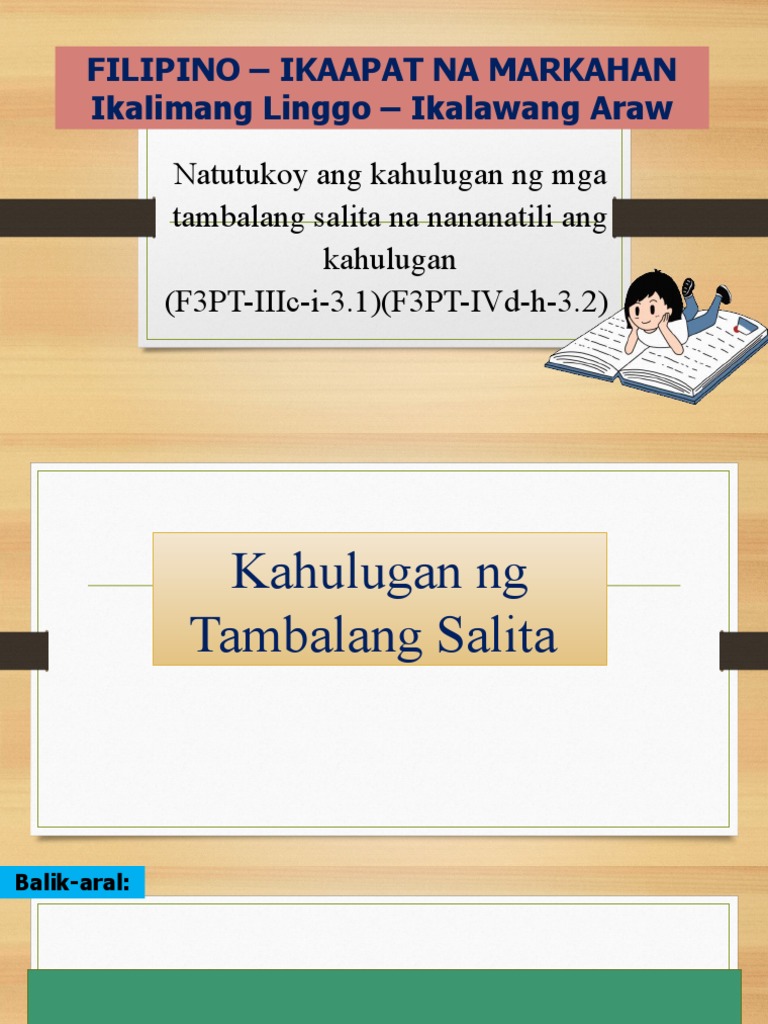 Filipino q4 Wk5 Day 3 | PDF