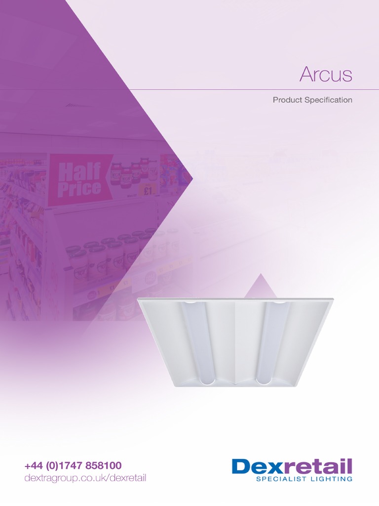 Dexretail ARCUS | PDF | Manufactured Goods | Lighting