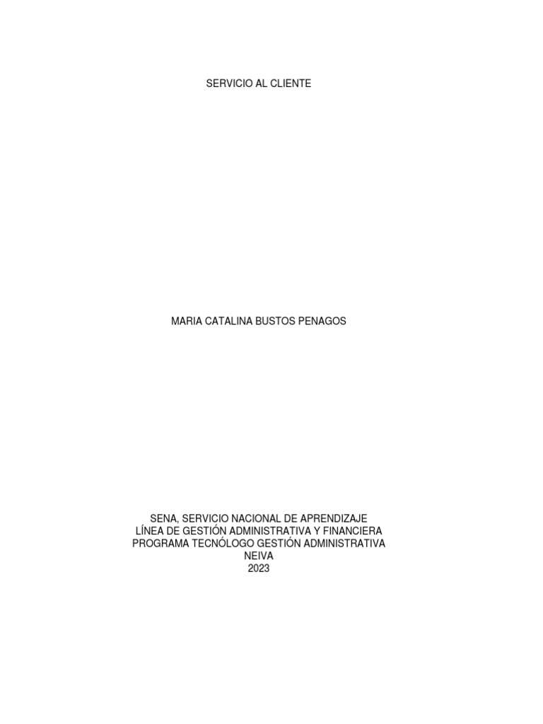 Informe Extenso | PDF