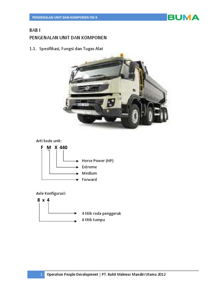 Modul Volvo FMX Operational | PDF