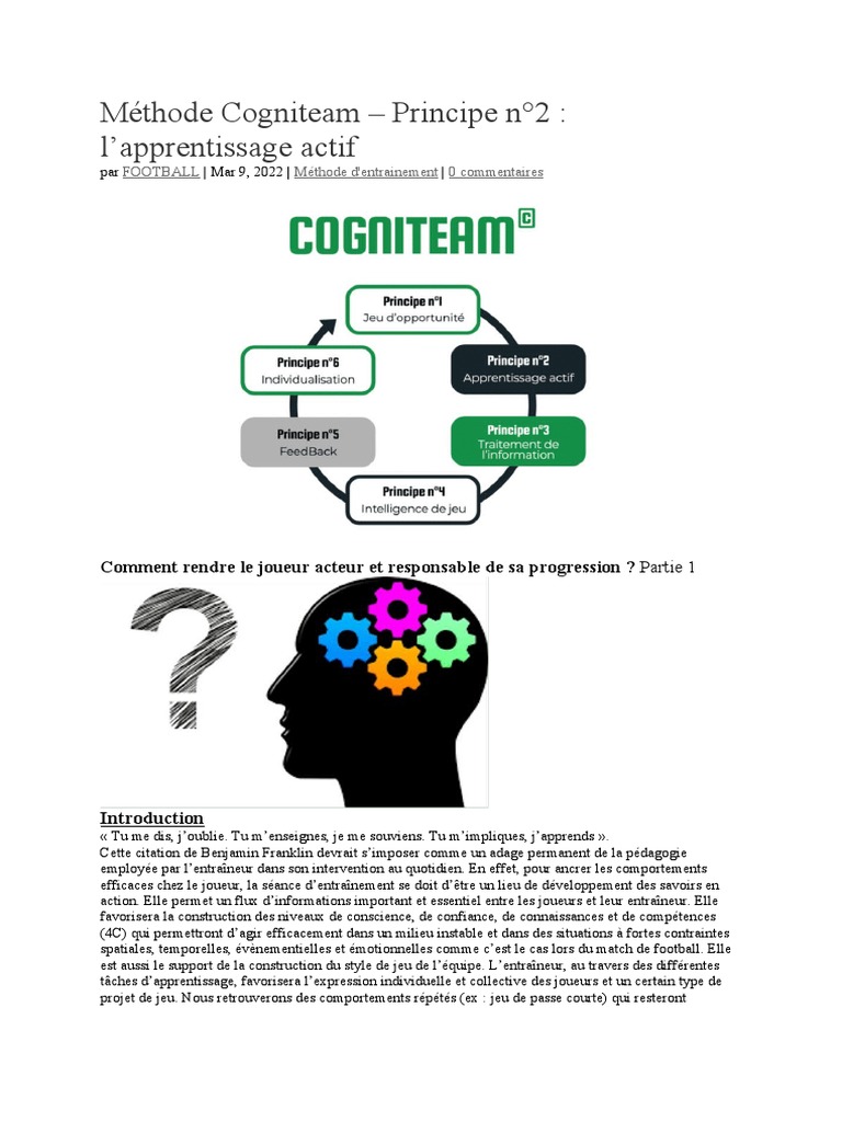 Méthode Cogniteam | PDF