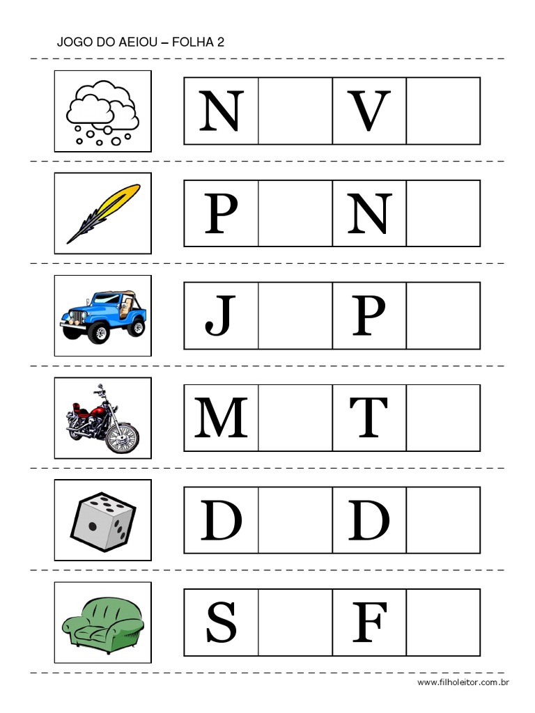 Jogo Do Aeiou 2 | PDF