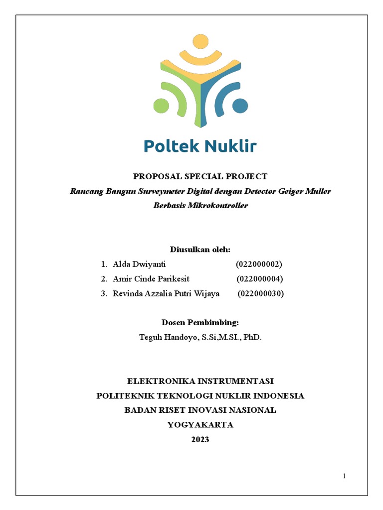 Proposal Special Project | PDF