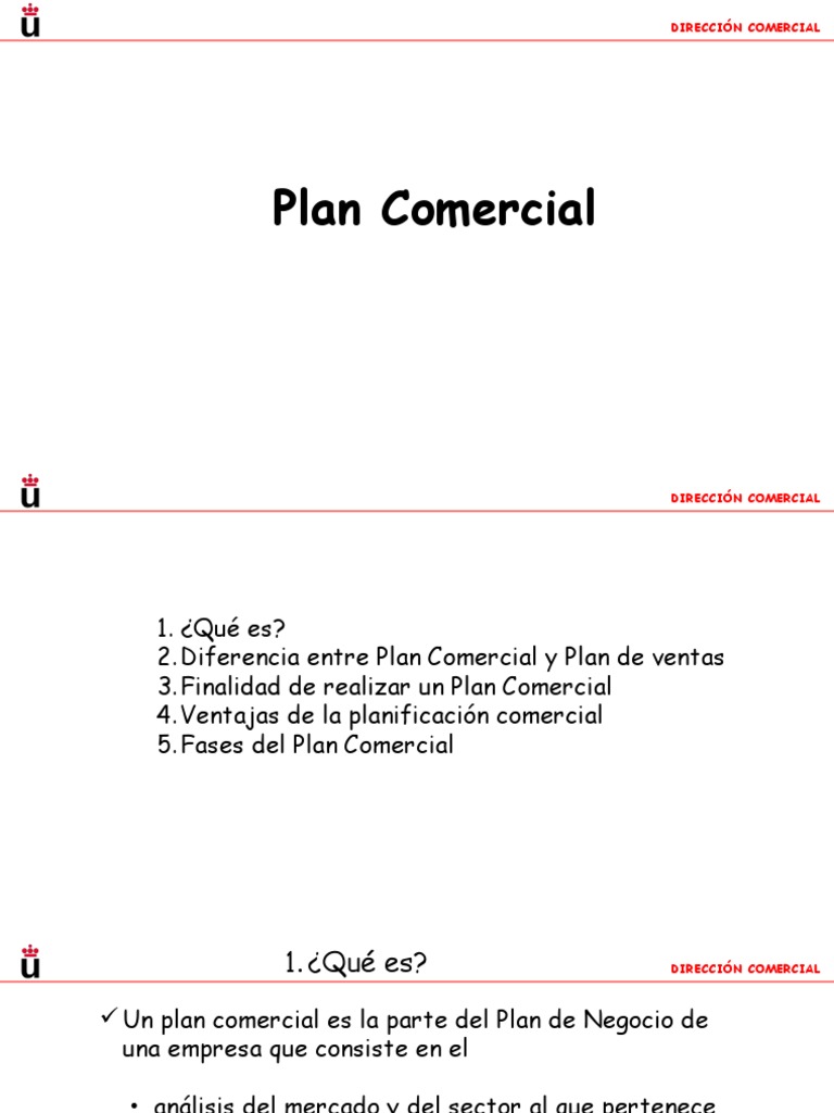 Ejemplo de Plan Comercial Efectivo | PDF | Análisis FODA | Marketing