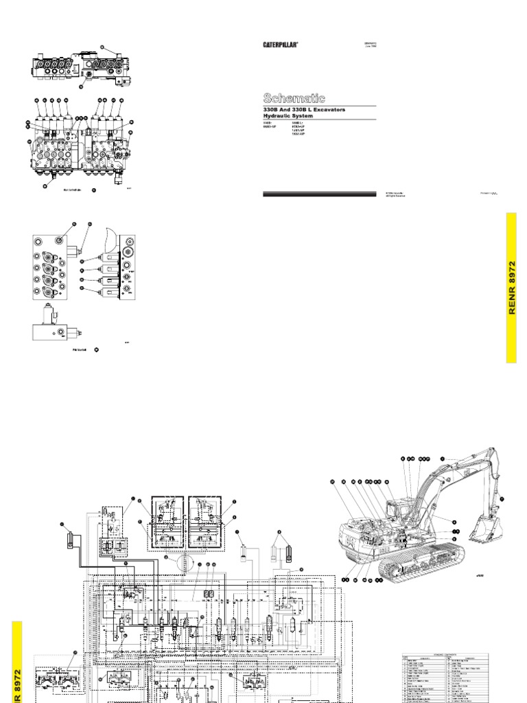 330bl Hyd Schmatic | PDF