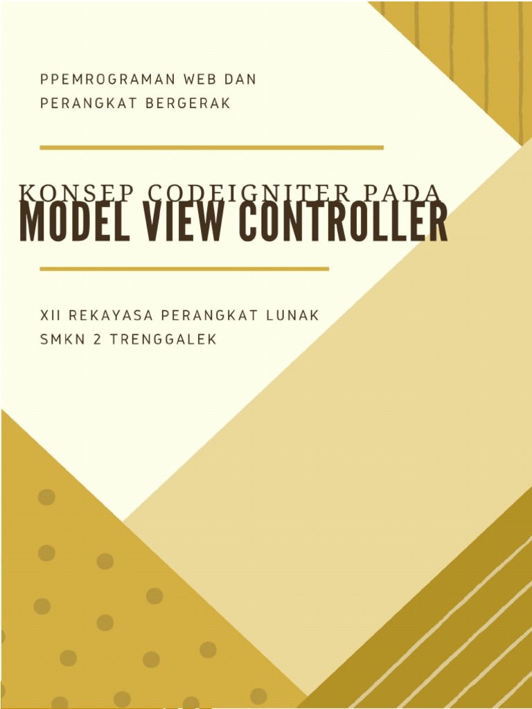 Konsep Codeigniter Pada MVC | PDF