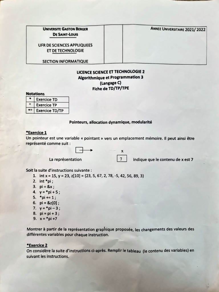 Cours de Pointeurs et Structures en C | PDF | Pointeur (programmation) | Génie logiciel