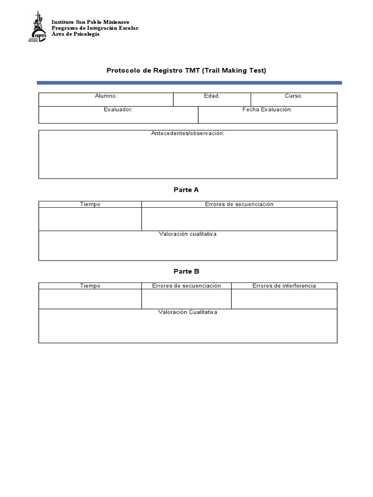 Protocolo TMT-FCRO | PDF