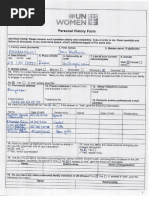 UNU P11 - Personal History Form | PDF | Academic Degree | Employment