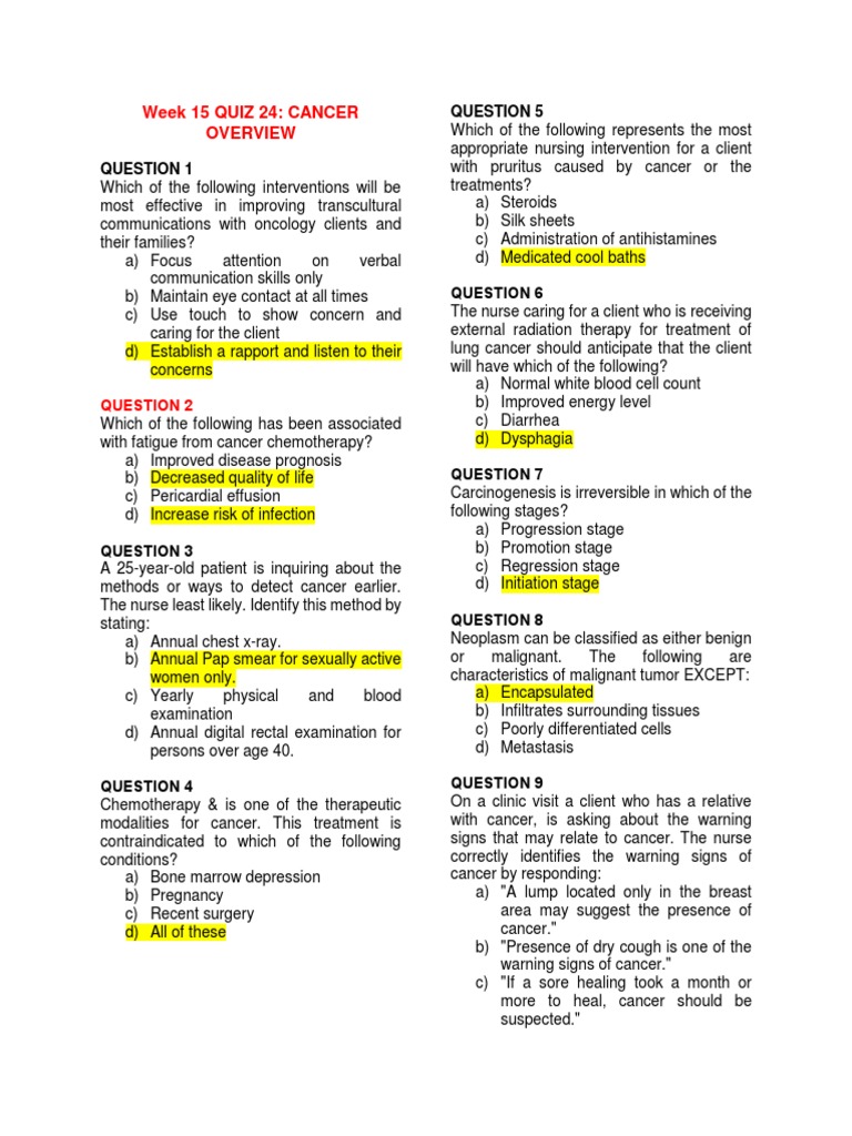 Week 15 QUIZ 24 | PDF